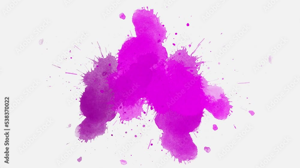 Ink drops fluid splash. Ink splatters slow motion reveal transition ...
