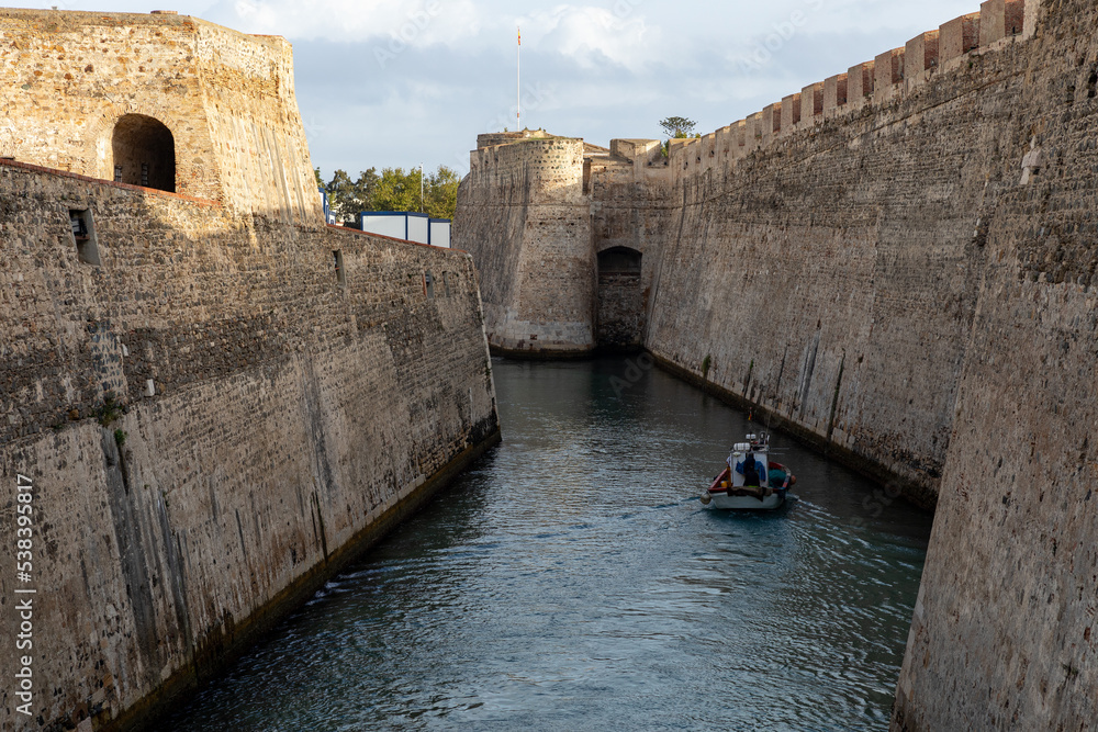 Fortification of Ceuta, Spain. The Royal Walls of Ceuta. Spanish ...