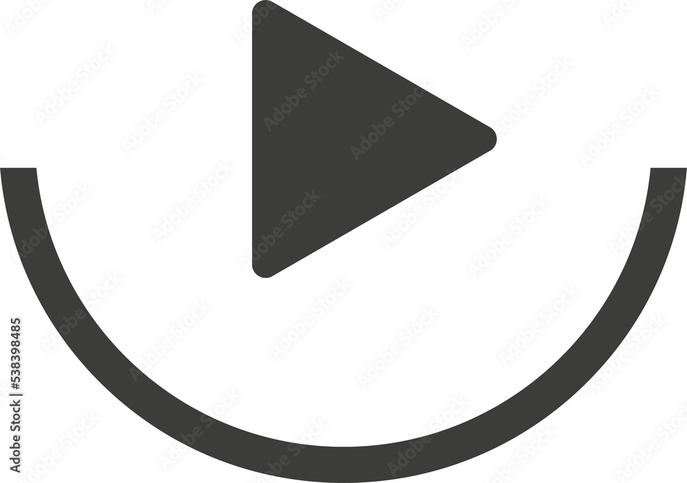 Play Button Ui Icon Stock Illustration Adobe Stock