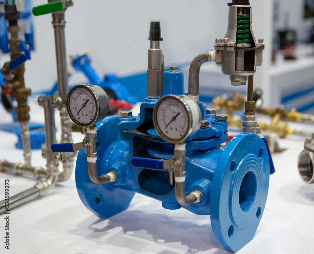 Pressure reducing valve PRV. Pillot controlled hydraulic operated ...