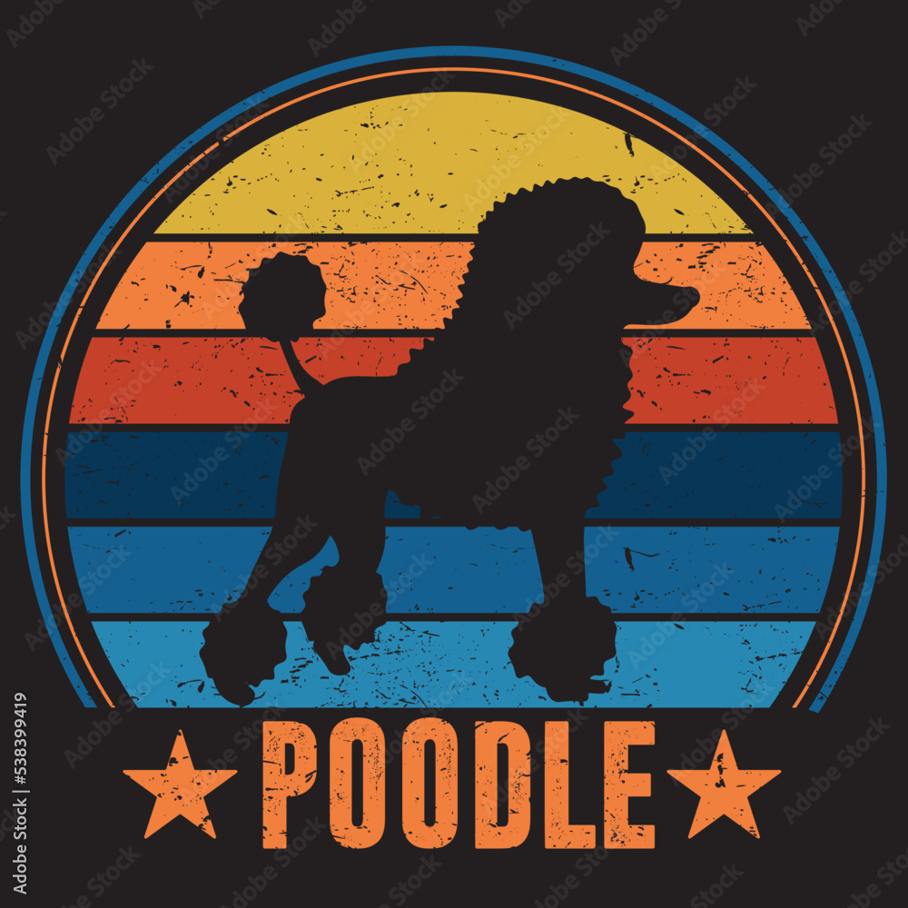 poodle design, poodle dog vector, cute poodle for graphic, content ...