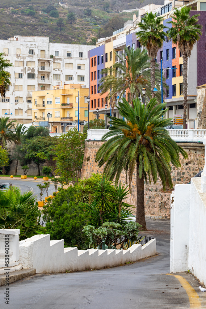 Ceuta Traditional Architecture in a Spanish Enclave in Africa. Ceuta ...