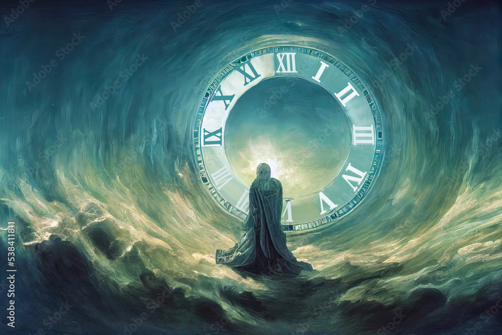 Ilustrace „cronus King Of The Titans And The God Of Time Fantasy Concept Art Of Greek Mythology