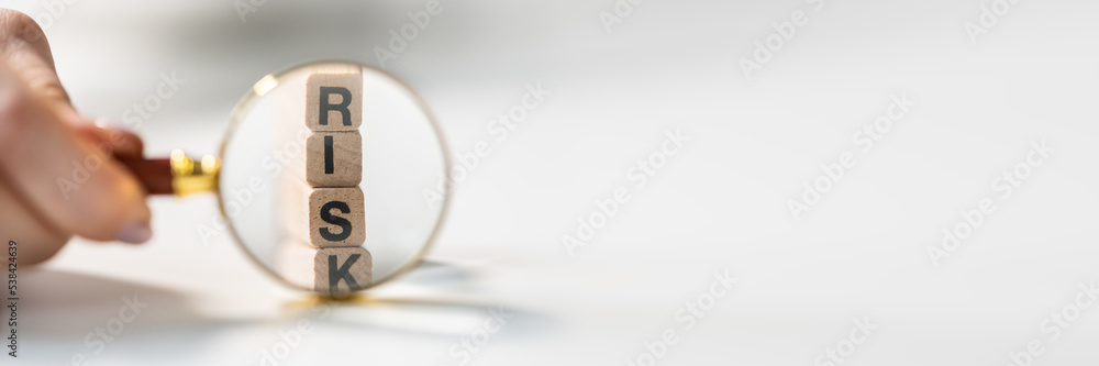 Risk Detection Using Magnifying Glass Stock-Foto | Adobe Stock