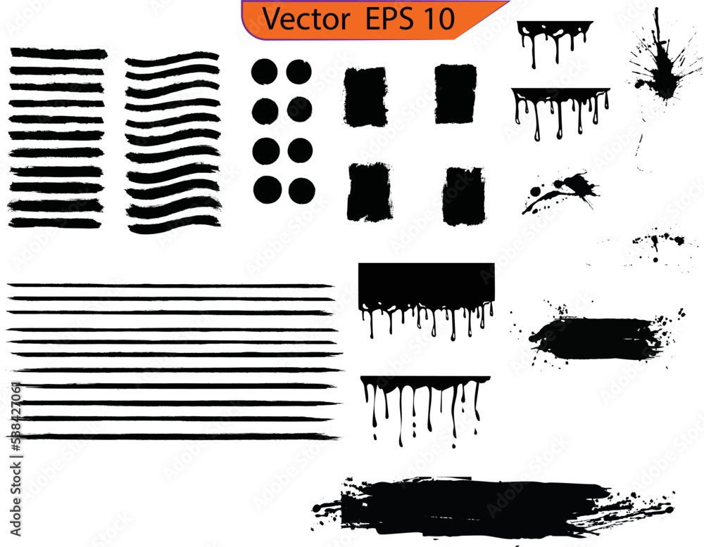 Dripping paint drips background. Excellent drips illustration ...
