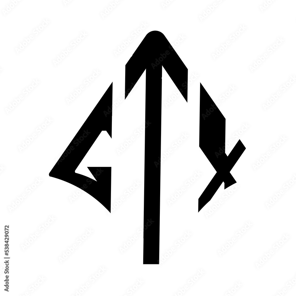 GTX logo. GTX letter. GTX letter logo design. GTX modern and creative ...