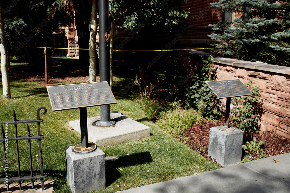 Aspen, Colorado - September 16th, 2022: Warm memorial honoring soldiers ...