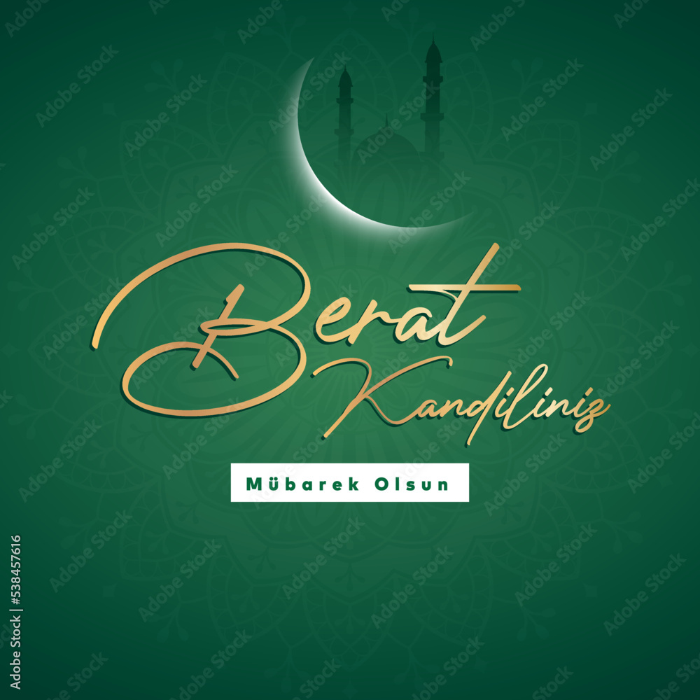Muslim holiday, feast. Religious days. (Turkish: Regaip, mirac, berat ...