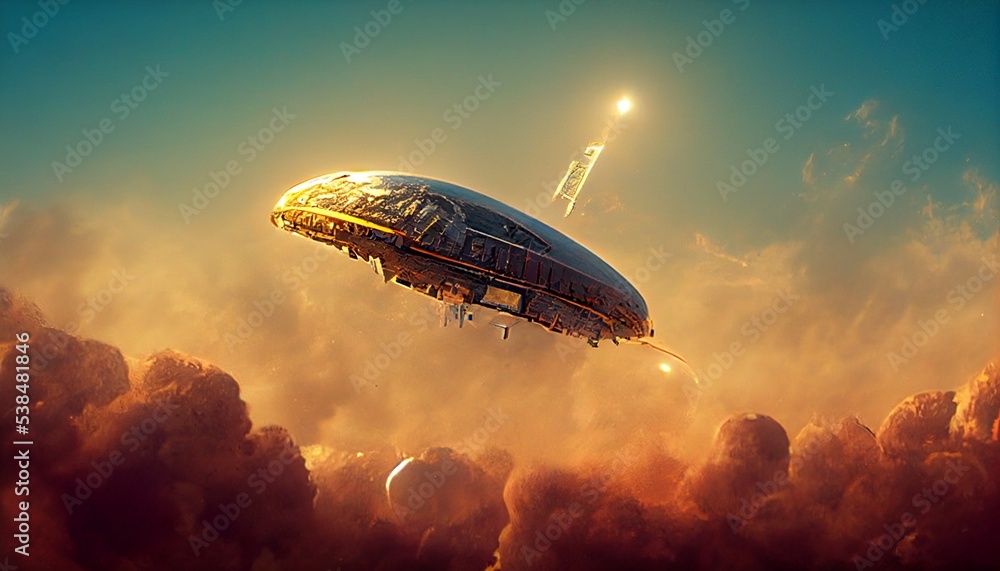 UFO space craft, alien ships, space port, flying saucers, intergalactic ...