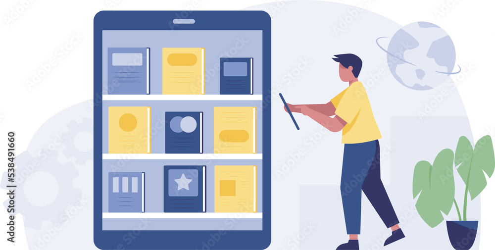 Teaching and learning concept. child, girl, boy, student. online ...