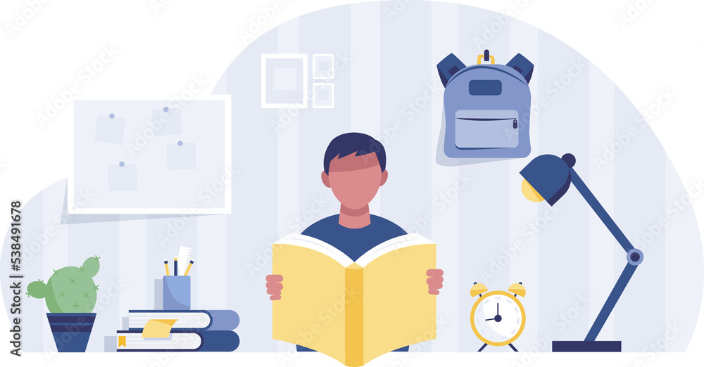 Teaching and learning concept. child, girl, boy, student. online ...