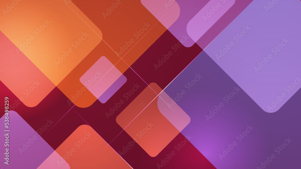 Stylish red orange technology lights background. Abstract technology ...