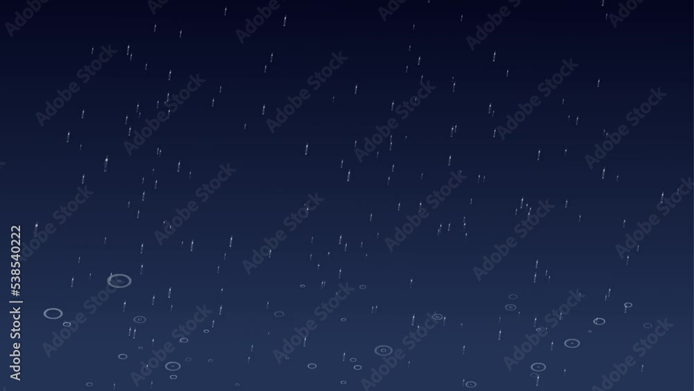 Rain background and 2d animation, water drops, rain drops, Rainy day ...