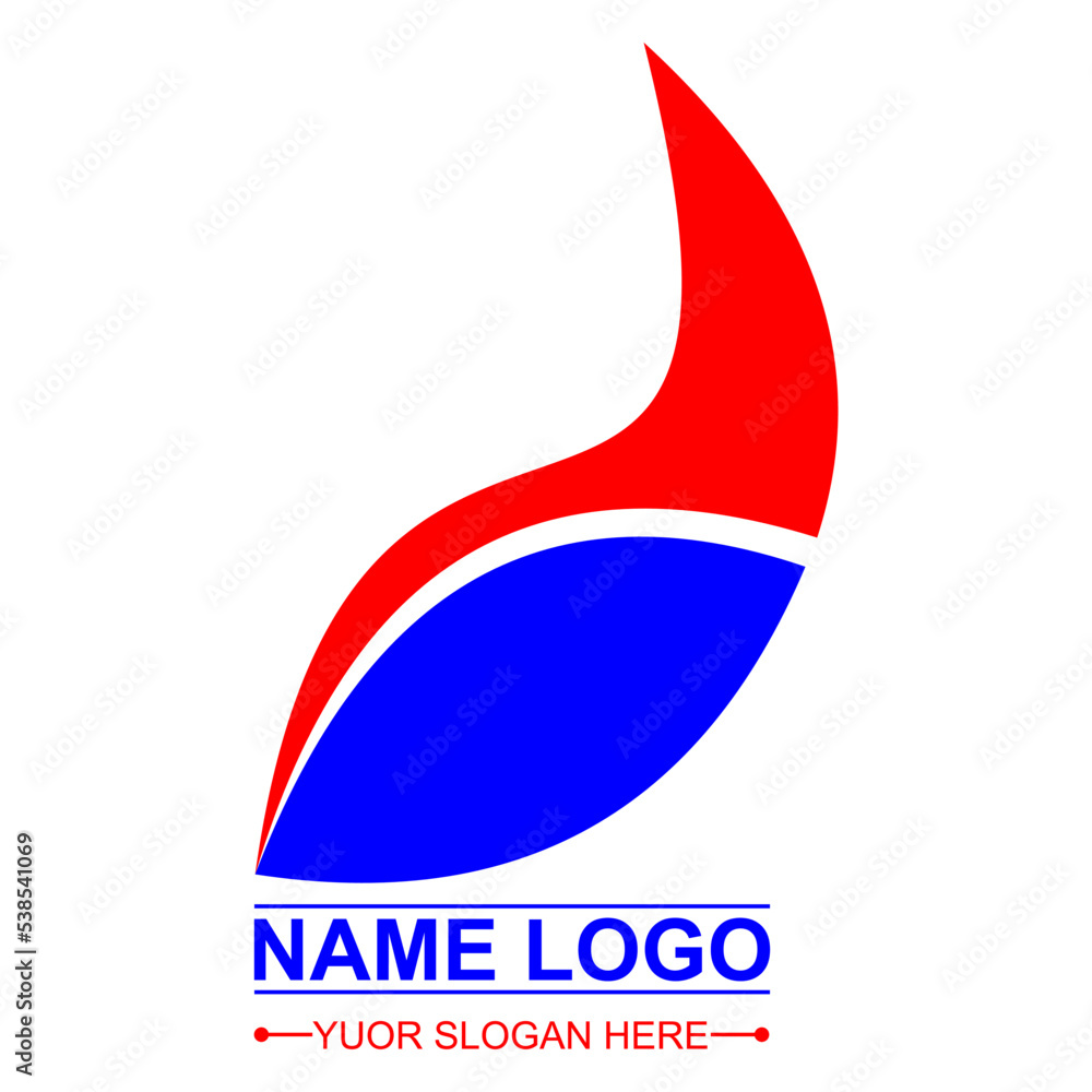 Simple Vector Logo Design, Isolated White Color, You Can Re-edit Stock ...