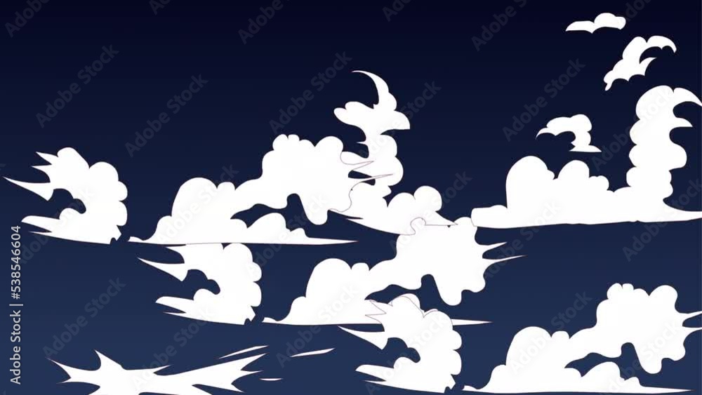 Smoke cloud burst effect background and 2d animation Stock Video ...