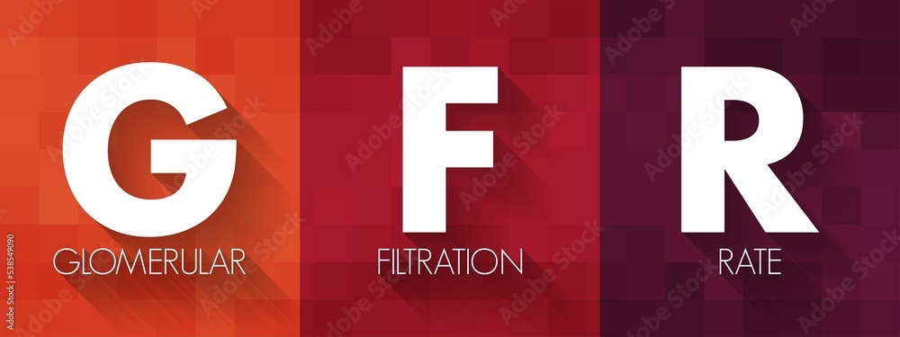 GFR Glomerular Filtration Rate - blood test that checks how well your ...