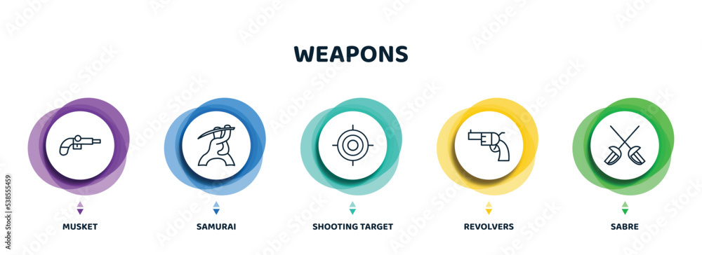editable thin line icons with infographic template. infographic for ...