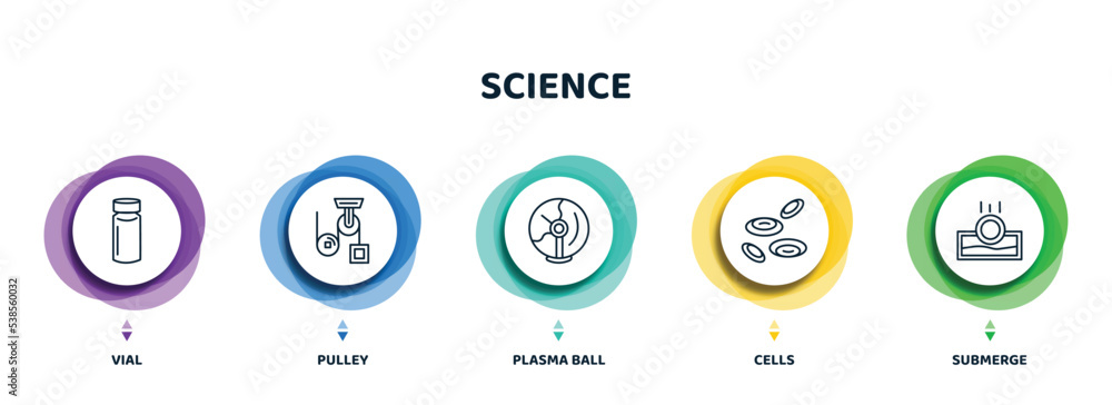 editable thin line icons with infographic template. infographic for ...