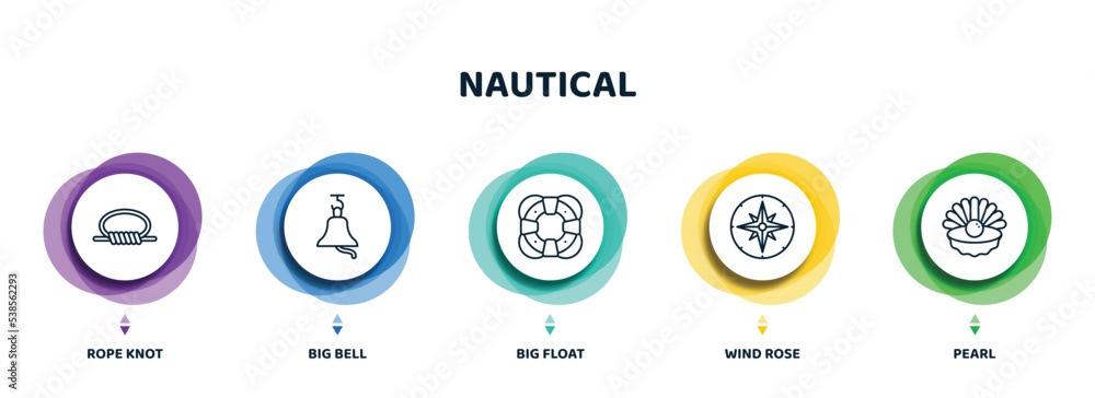 editable thin line icons with infographic template. infographic for ...
