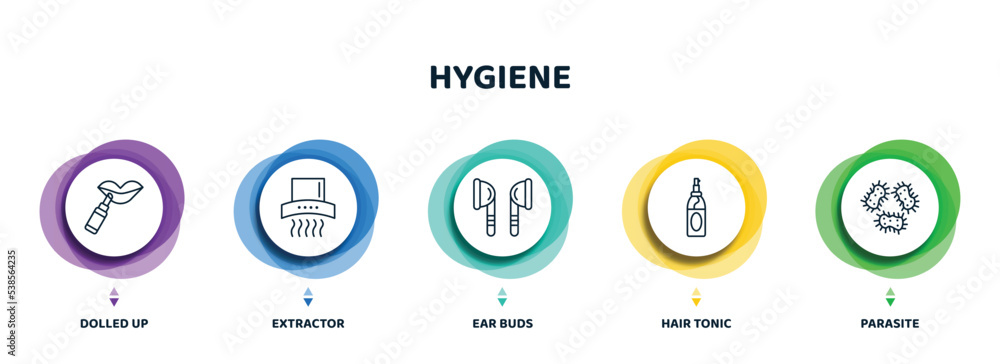 editable thin line icons with infographic template. infographic for ...