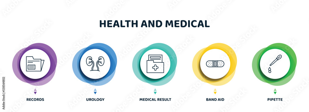 editable thin line icons with infographic template. infographic for ...
