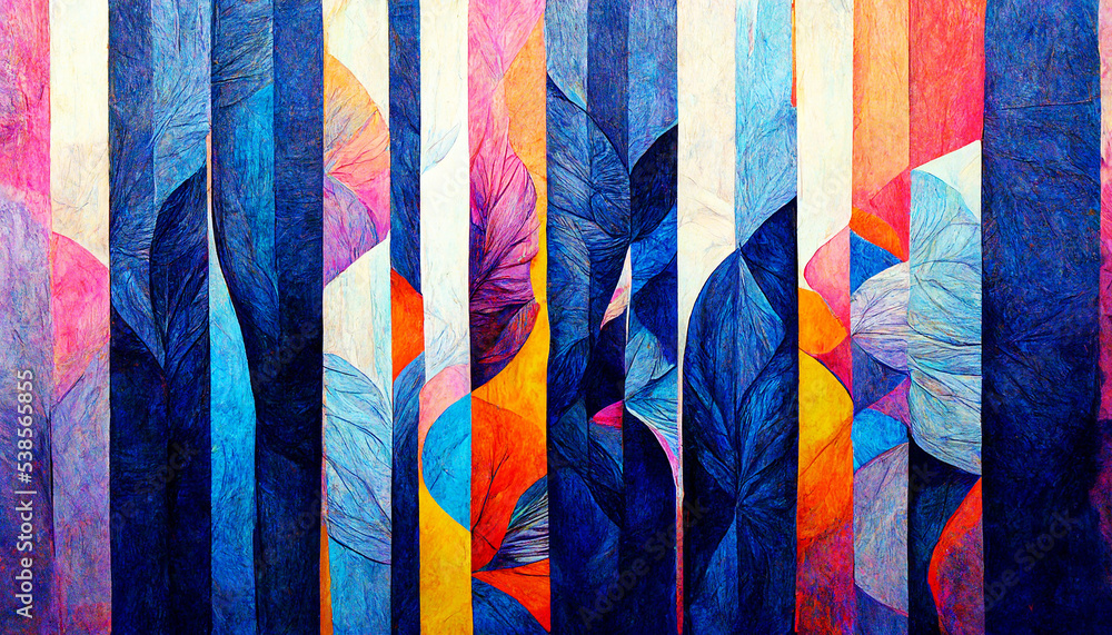 Highly saturated patterns with a realistic texture, Vivid and intense ...