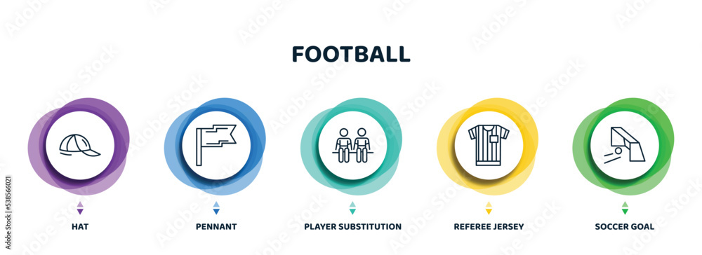editable thin line icons with infographic template. infographic for ...