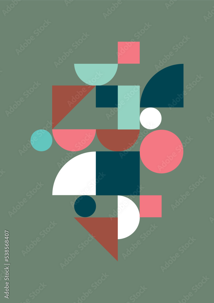 Retro Abstract Shapes and Posters. Easy to make great branding design ...