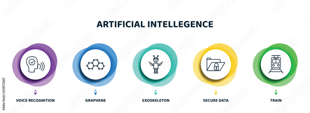 editable thin line icons with infographic template. infographic for ...