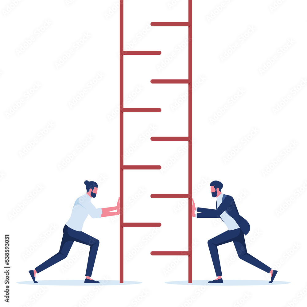 Teamwork concept business people Symbol of working together ...