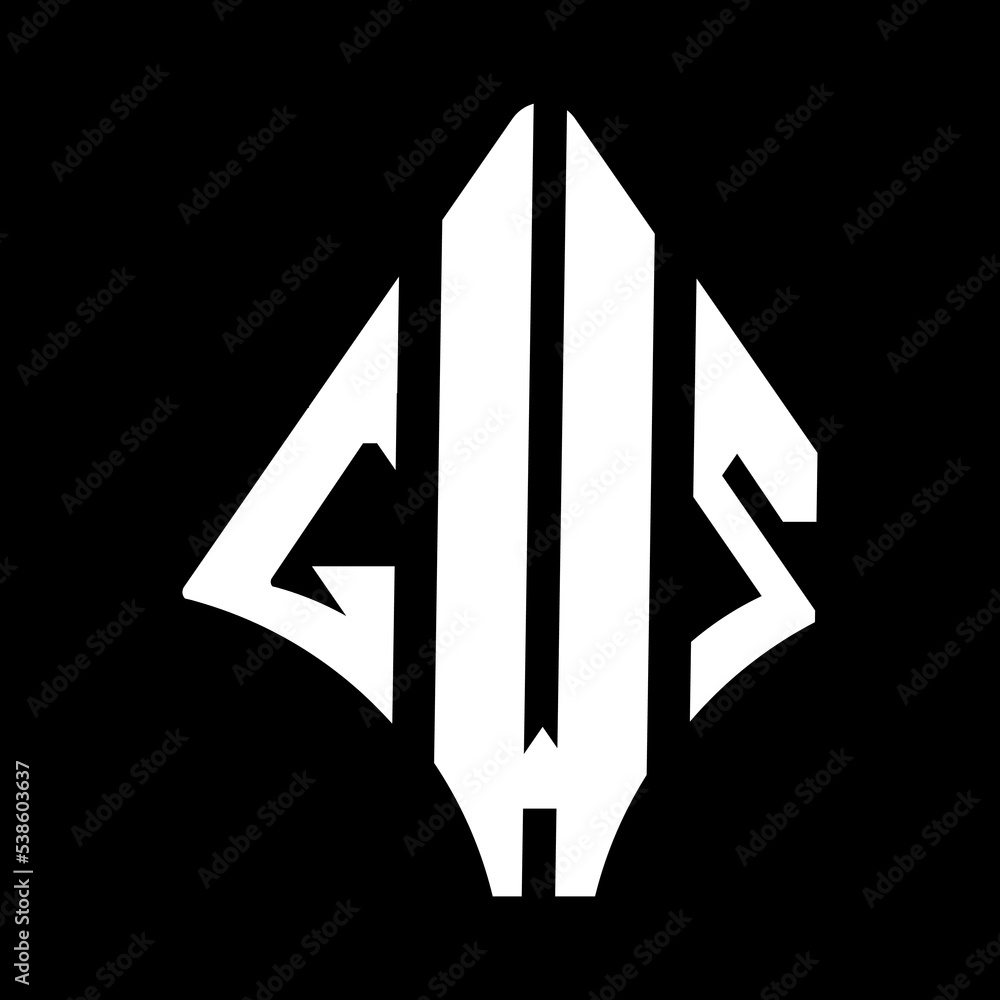 GWS logo. GWS letter. GWS letter logo design. GWS modern and creative ...