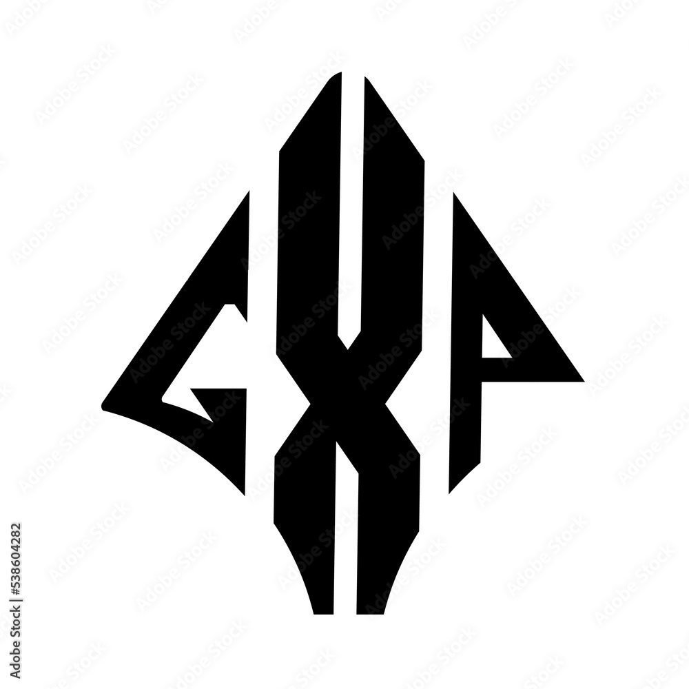 GXP logo. GXP letter. GXP letter logo design. GXP modern and creative letter logo. 3 letter logo ...
