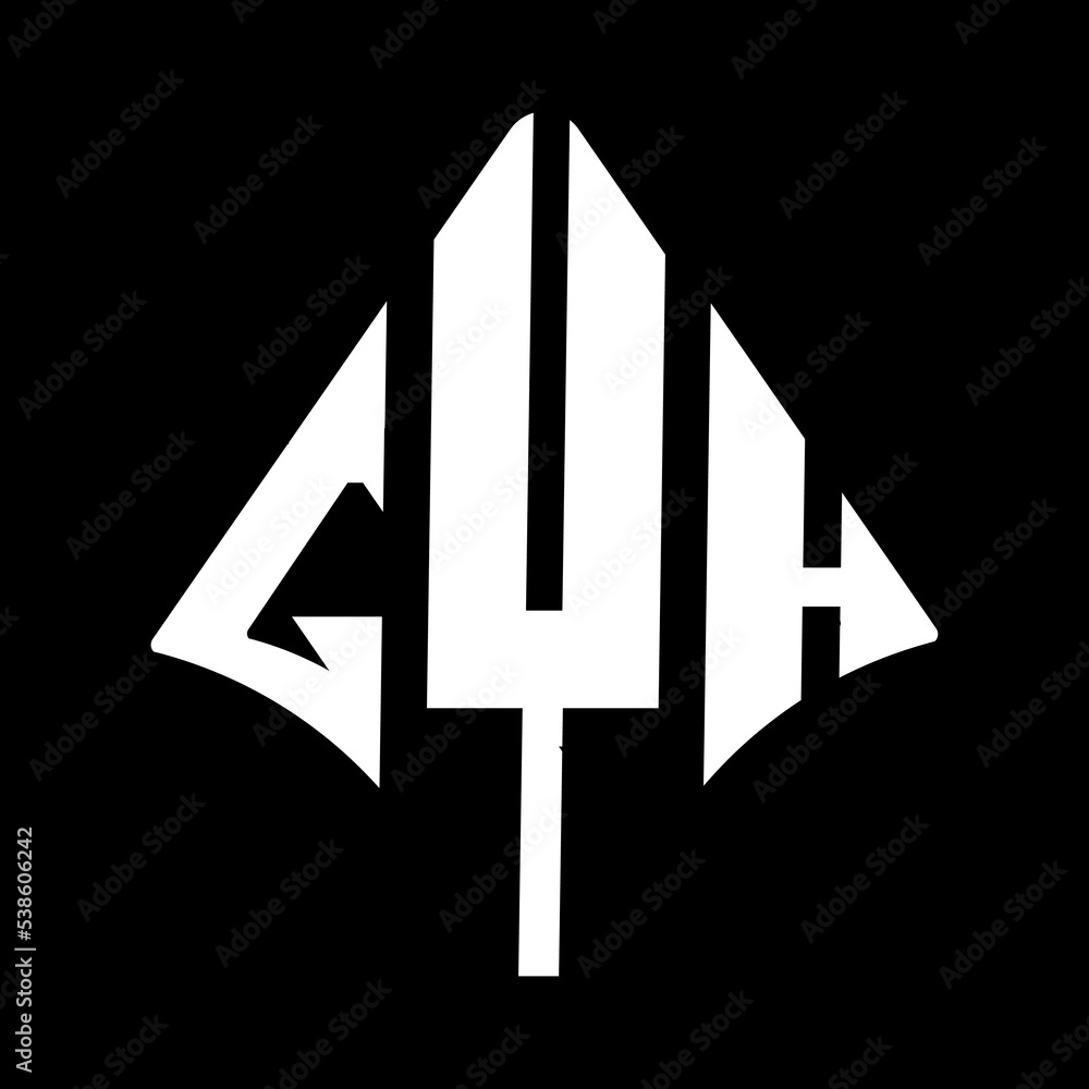 GYH logo. GYH letter. GYH letter logo design. GYH modern and creative ...