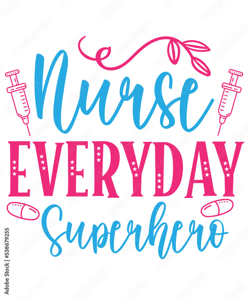 Vektorová grafika „NURSE SVG 15 BUNDLE, Nurse Designs,Nurse Bundle ...
