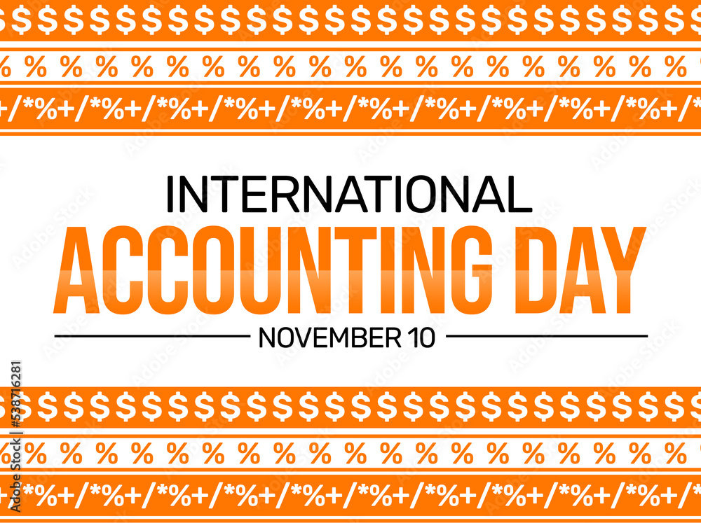International Accounting Day Wallpaper with mathematics signs inside ...