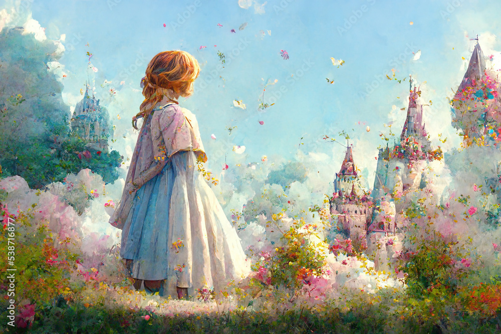 Fairytale Princess Painting