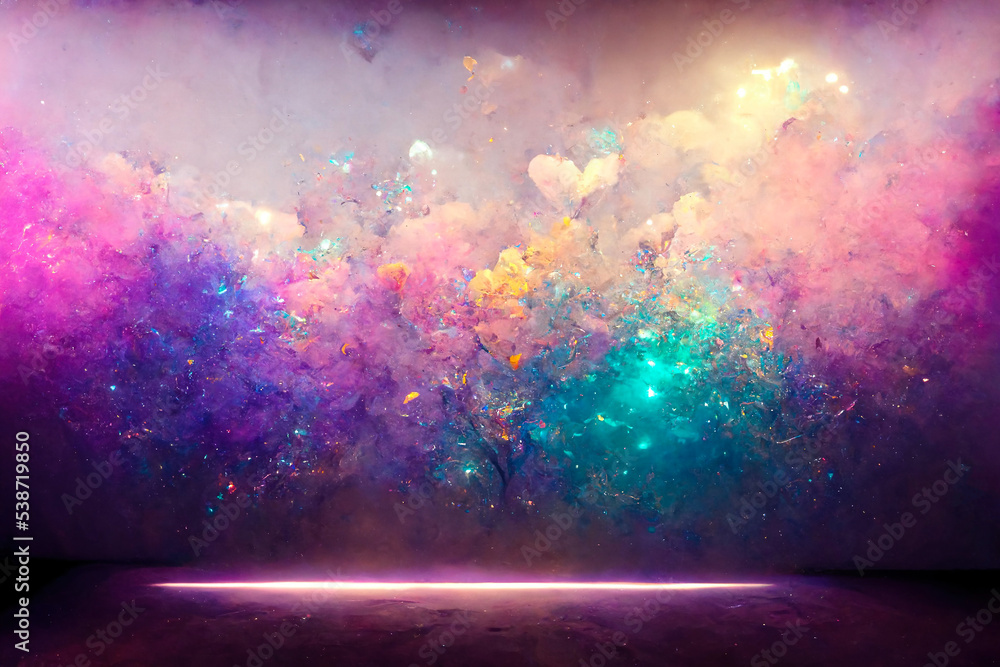 abstract pink background with texture. AI created a digital art ...