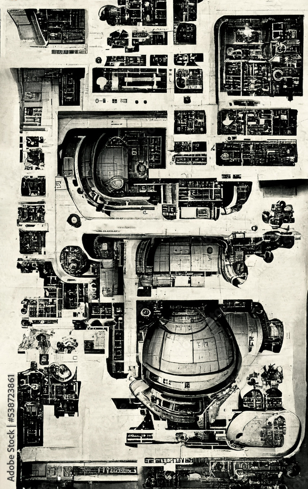 A set of drawings of engines. It can be used to illustrate ideas of ...