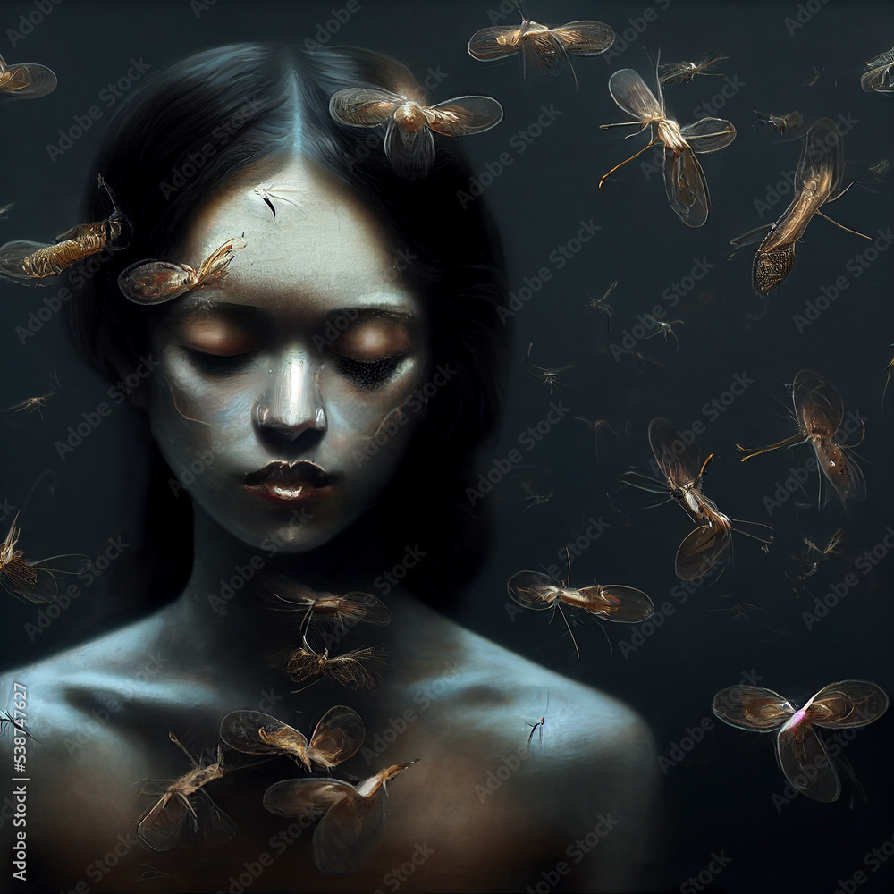 Ai generated photo of Goddess of insects Stock Illustration | Adobe Stock