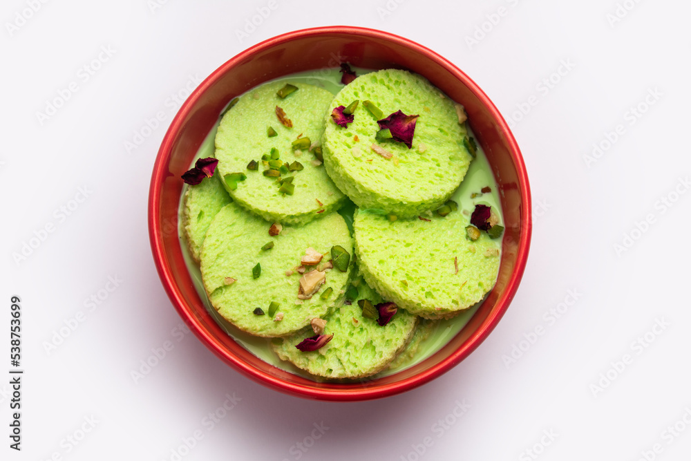 Photo & Art Print Pista Bread Rasmalai is the tweaked version of ...