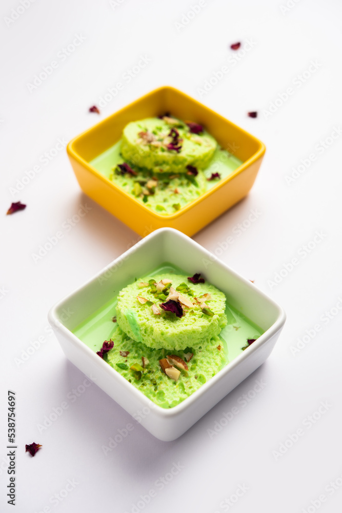 Pista Bread Rasmalai is the tweaked version of traditional Ras malai ...