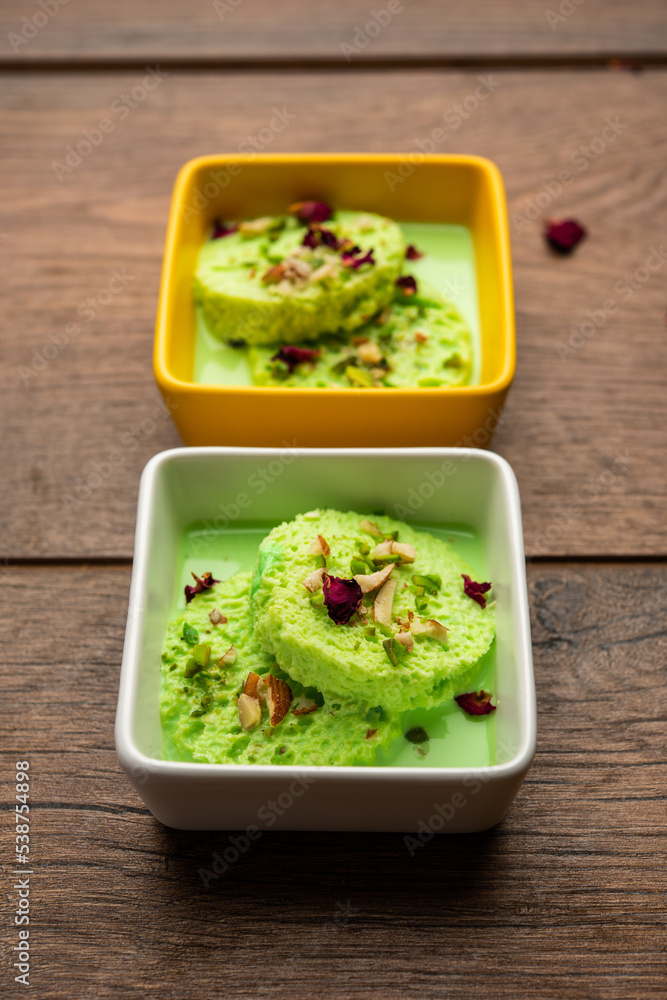 Pista Bread Rasmalai is the tweaked version of traditional Ras malai ...