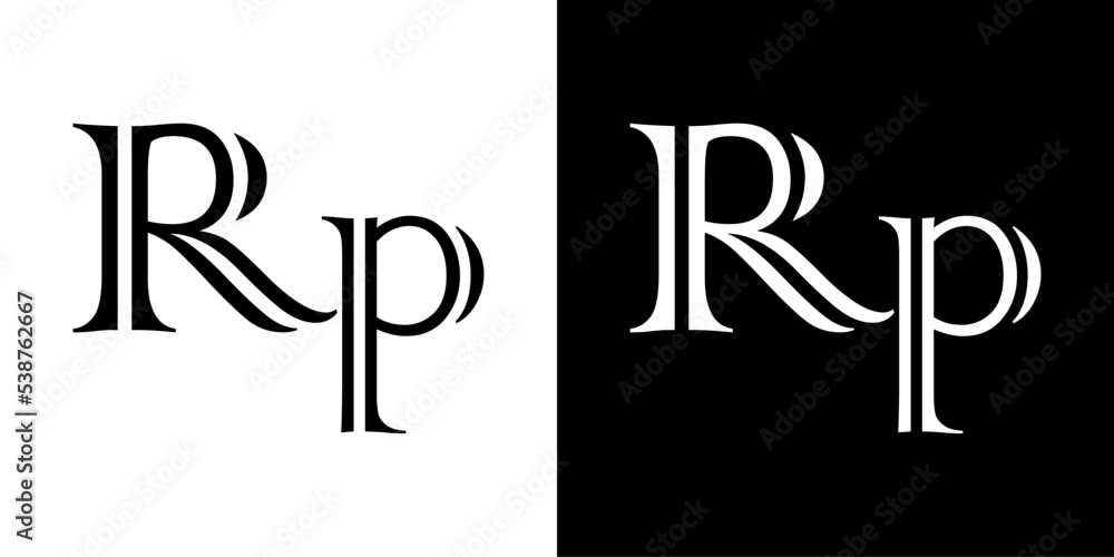 Rupiah symbol or sign vector in black and white color. Indonesian ...