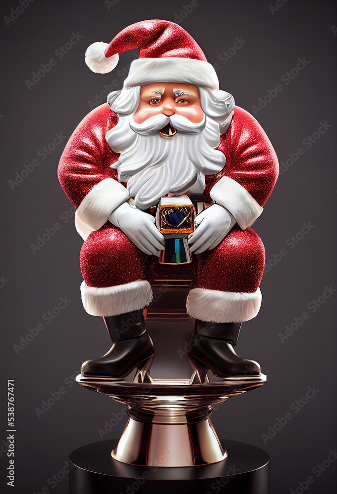 Santa Claus - A modern take on the traditional Santa character. 3D ...