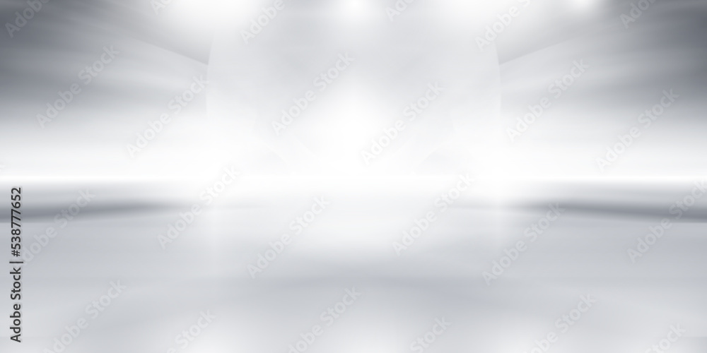 soft gray studio room background, grey floor backdrop with spotlight ...