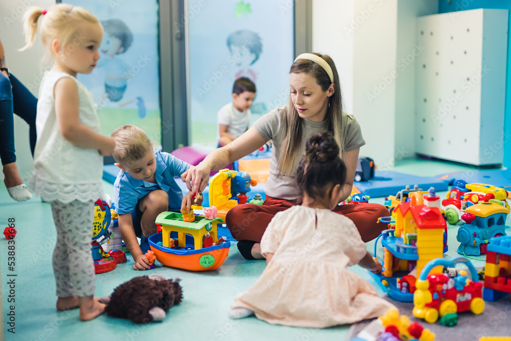 'our teacher is the best' - lovely kids playing with their young ...