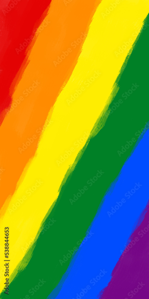 Pride color in a cross section painting, high resolution PNG Stock ...
