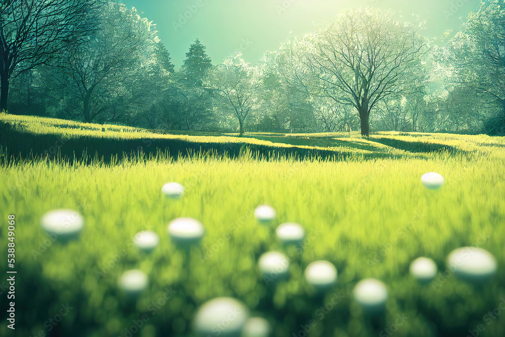 Spring Forest Background