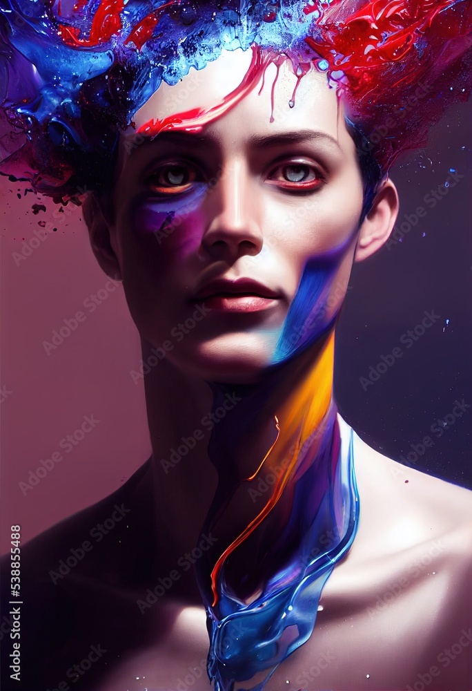 A fictional person, not based on a real person. A scene with a ...