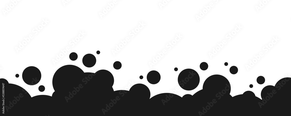 Bubble silhouette banner background vector. Paint ink wallpaper. Stock ...